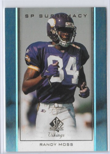 Randy Moss 1999 SP Authentic SP Supremacy Insert.Vikings | eBay