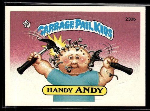 1986 Garbage Pail Kids #230b Handy Andy Near Mint | eBay