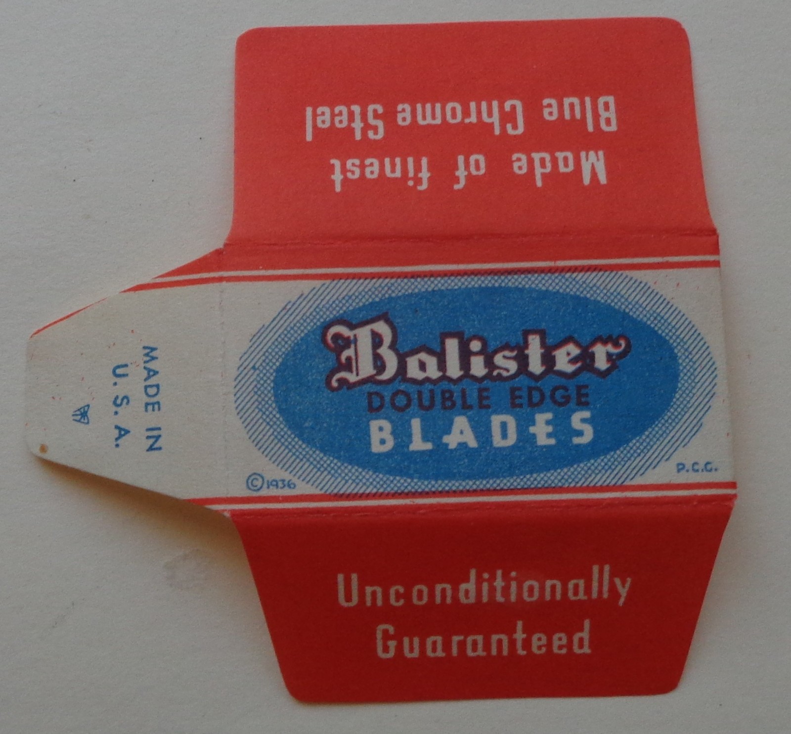 Vintage Razor Blade BALISTER - RARE - One Wrapped Blade | eBay