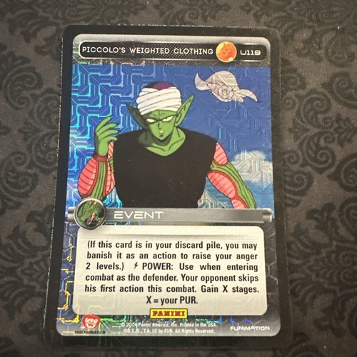 Dragon Ball Z Card Panini Premiere U119 Piccolo's Weighted Clothing ...