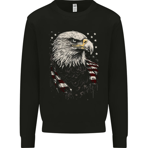 American Eagle Avec USA Drapeau Enfants Pull | eBay