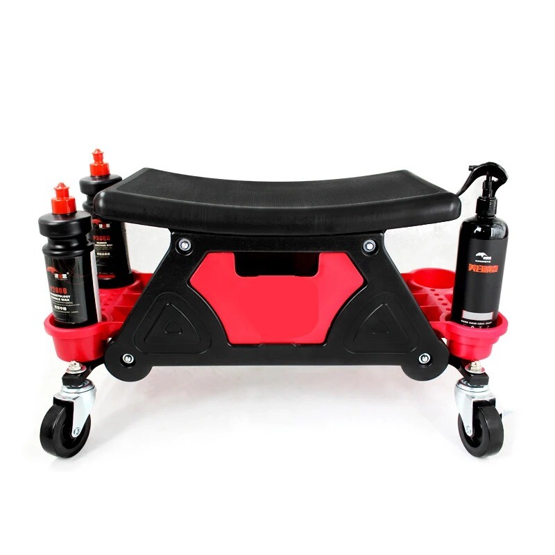 Auto Detailing High Ladder Step Stool Footsteps Ladder Folding Cushion ...