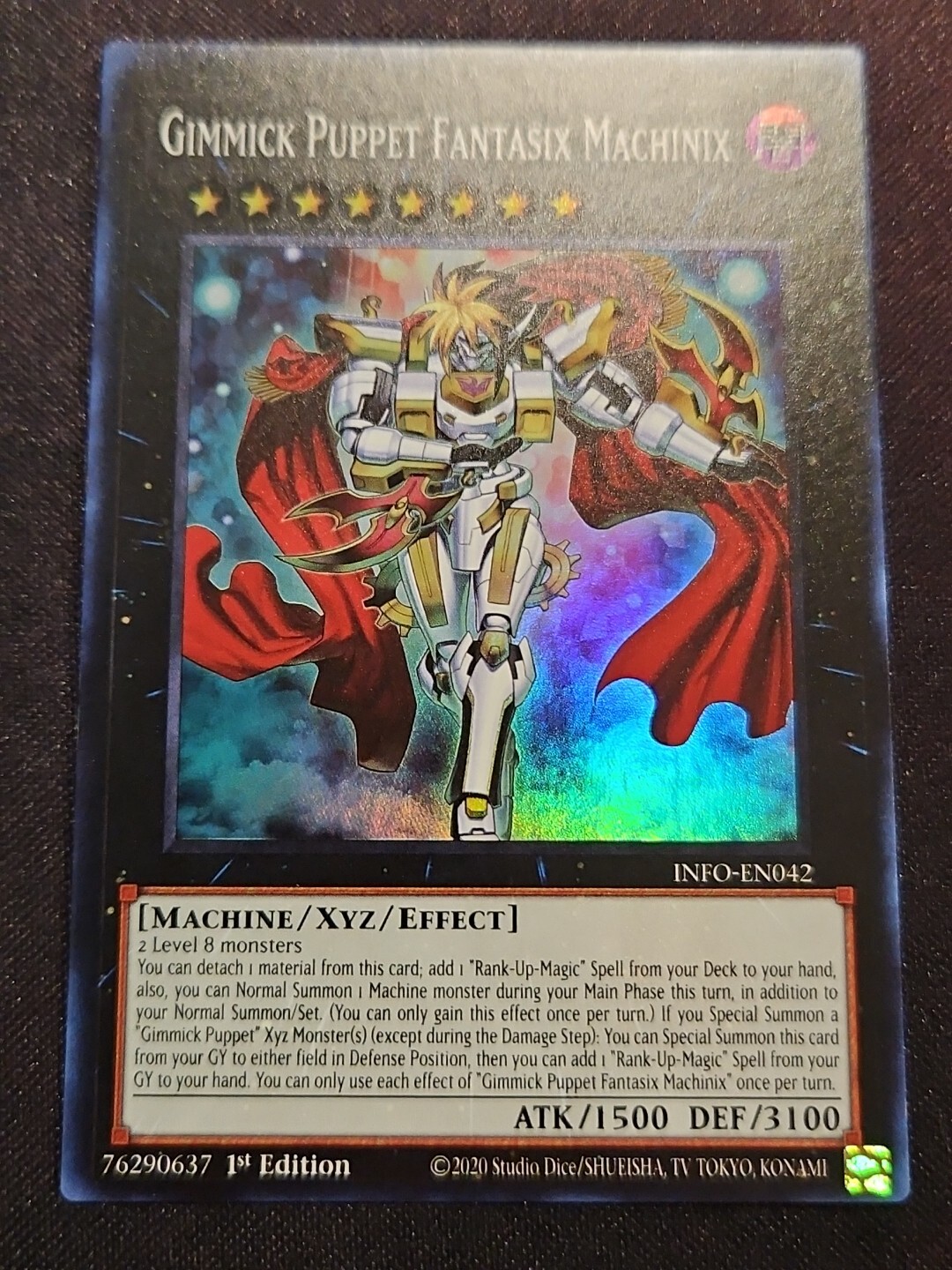 Gimmick Puppet Fantasix Machinix INFO-EN042 Super Rare NM In Hand | eBay