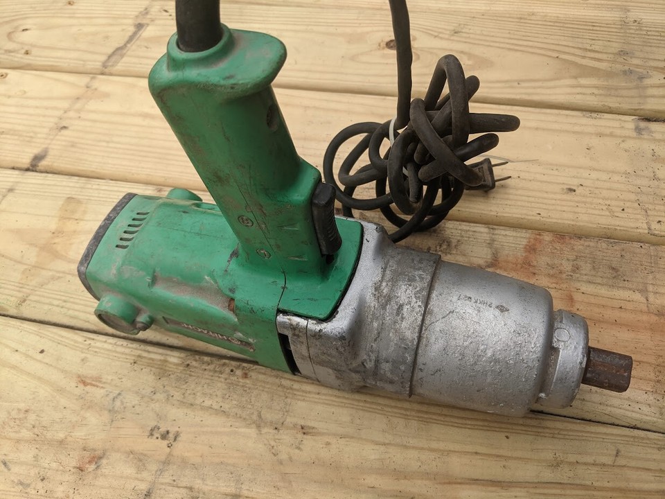 Hitachi Koki WH22 Heavy Duty Impact Driver 110 volt AC/DC accepts 3/4 ...
