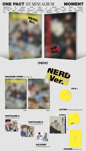 ONE PACT - Moment (1st Mini Album) CD+Photobook+Sticker+Photocard ...