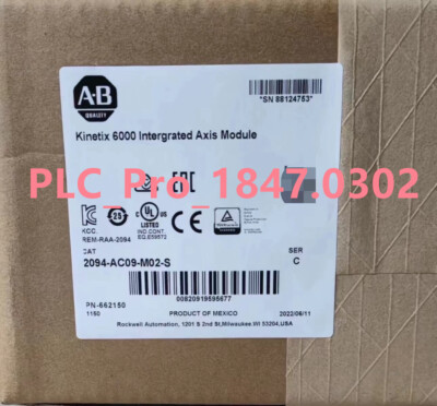 2094AC09M02S Brand New Allen Bradley 2094-AC09-M02-S Kinetix 6000 Axis ...