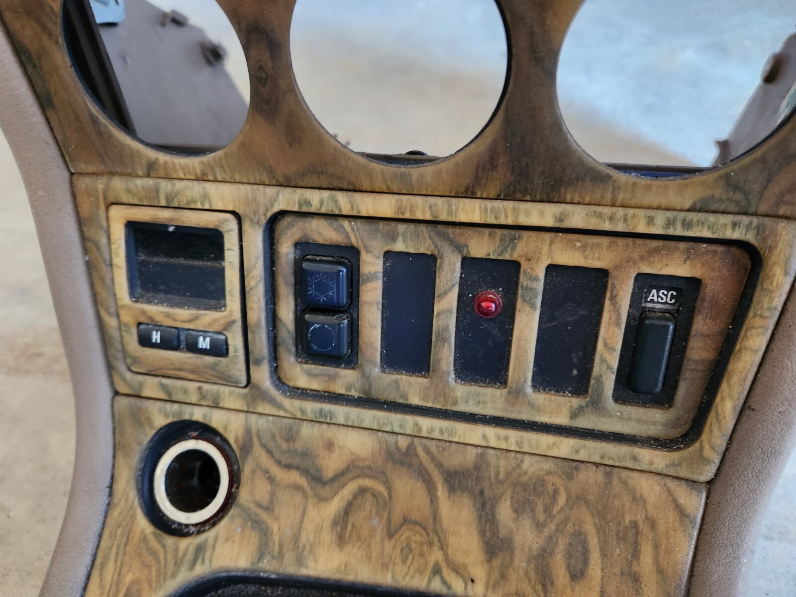 1997 BMW Z3 center console with climate control & shifter bezel with ...