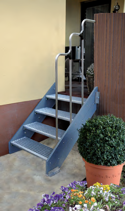 Outdoor Garden Staircase Stairs Kit Weather Resistant Recycled Plastic ...