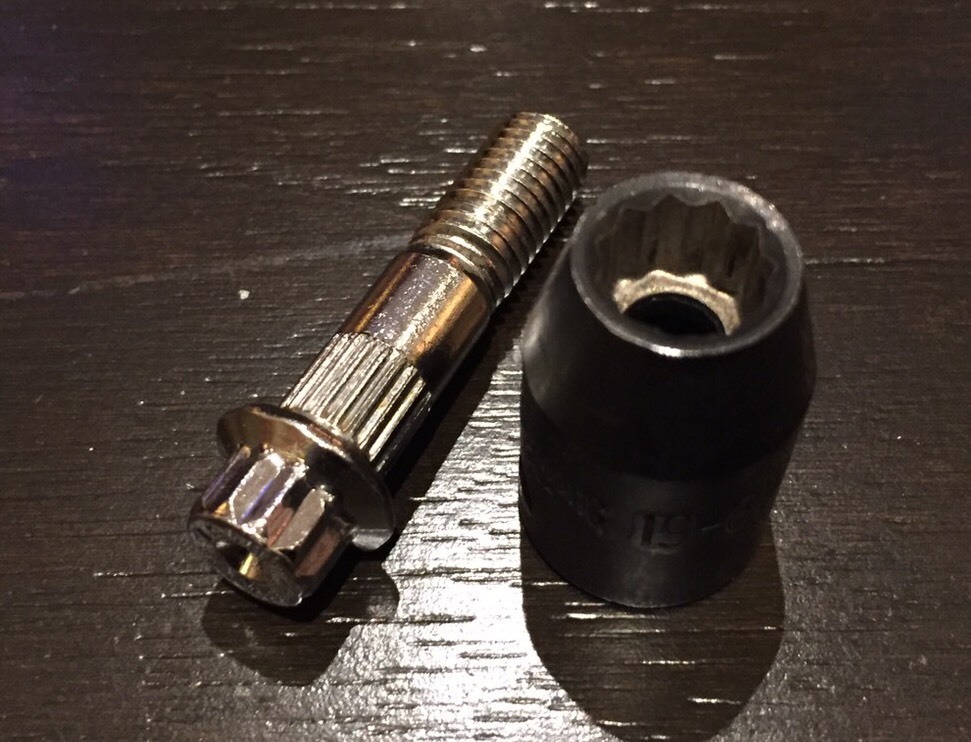 ASANTI WHEEL Socket For front BOLT AND Rear NUT Impat 3/8 Drive 9MM 11 ...