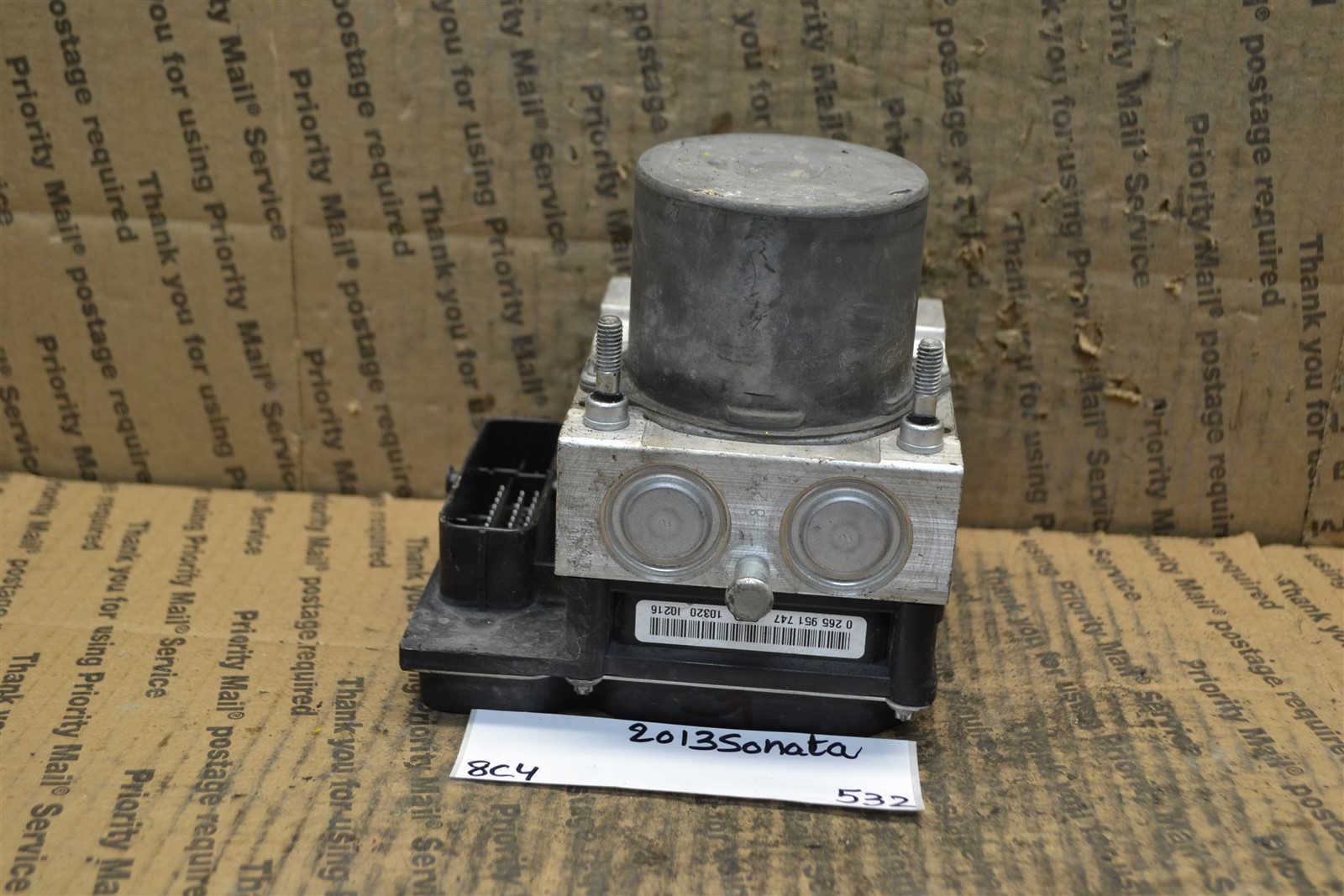 2011-2013 Hyundai Sonata ABS Pump Control OEM 0265951747 Module 532-8C4 ...
