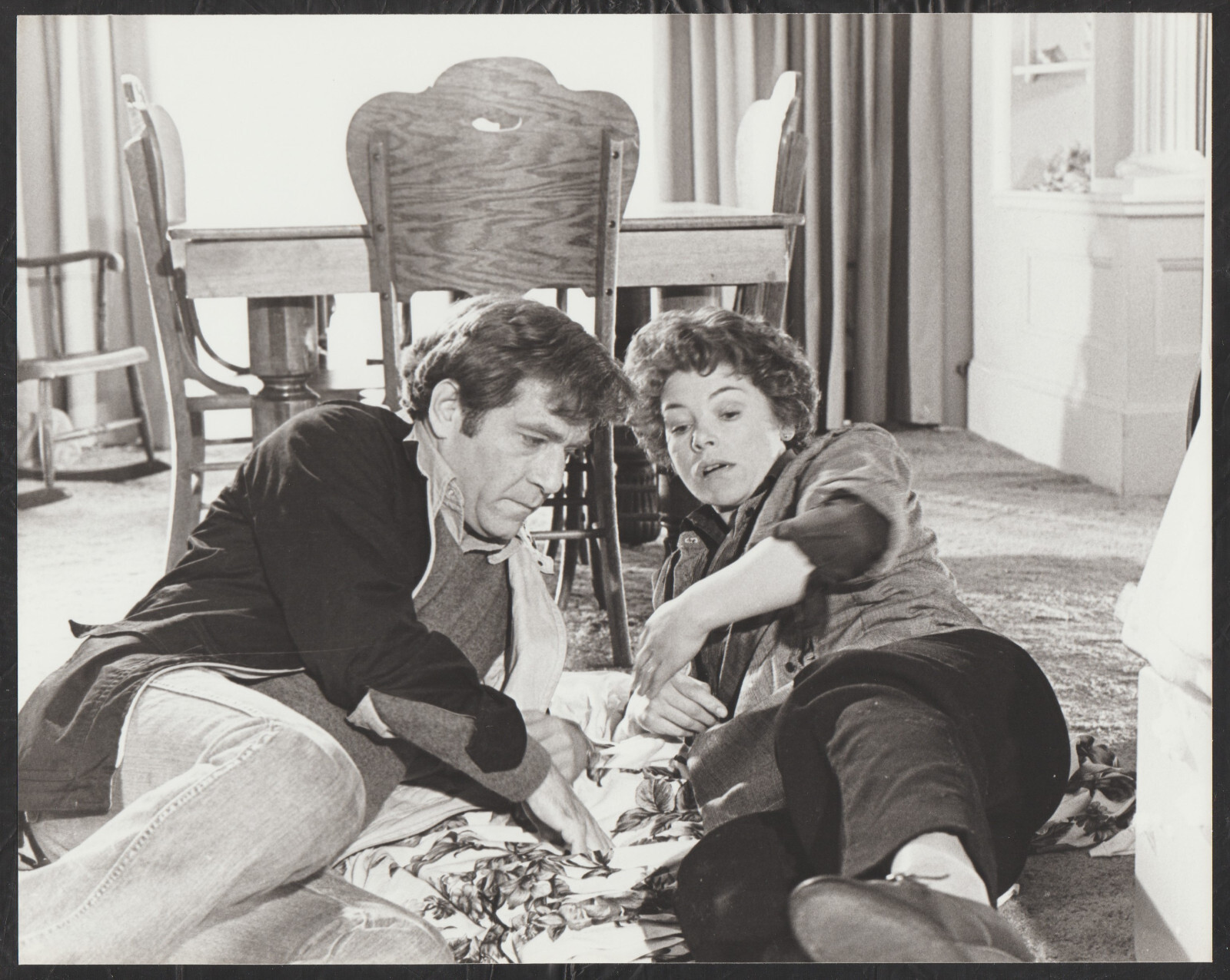GEORGE SEGAL GLENDA JACKSON in Lost And Found '79 ON FLOOR | eBay