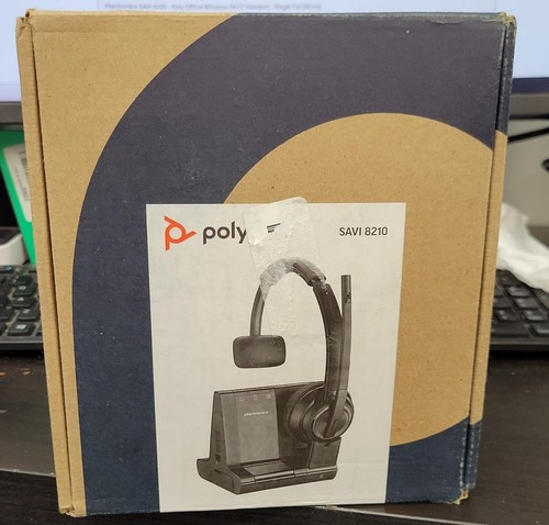 Plantronics SAVI 8210 - Poly Office Wireless DECT Headset - Single Ear ...