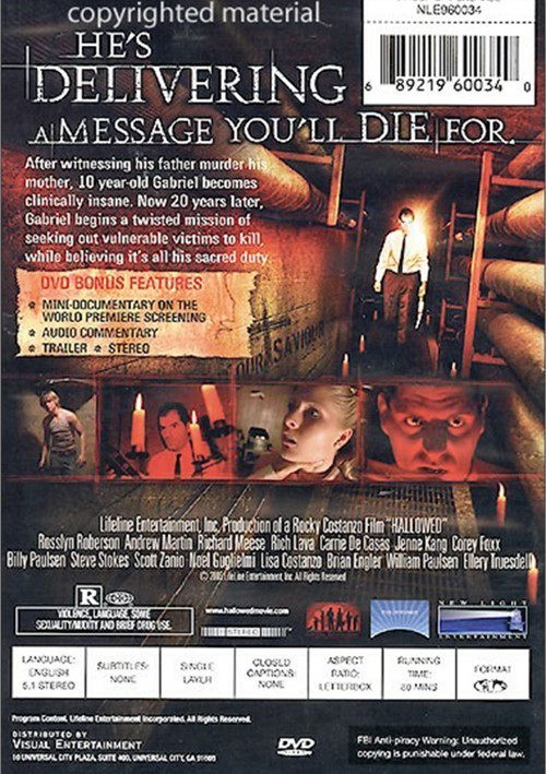 Hallowed (DVD, 2006) Jenne Kang, Carrie De Casas, Rich Lava, Richard ...