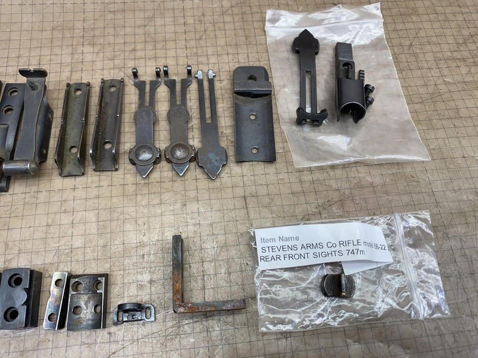 Lot Of Front & Rear Sights Scope Mount for Shotgun Rifle Gunsmith Old ...