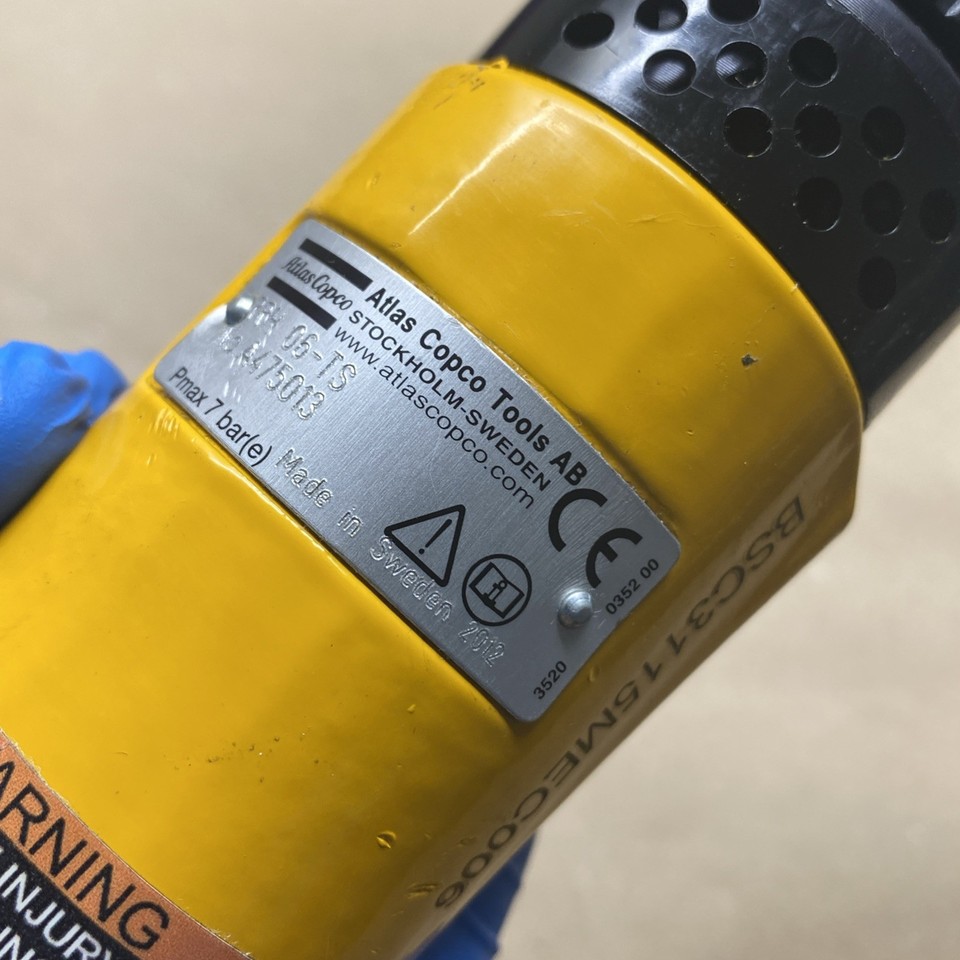 Atlas Copco RRH 06P-TS Pneumatic Recoilless 3X Rivet Gun Aircraft Tool ...