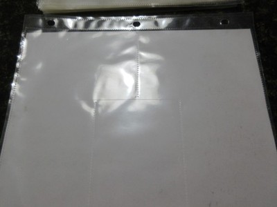 Lot of 50 DBL Sided 5-Pocket 3.5x5.25 Postcard / Photo Album Pages ...
