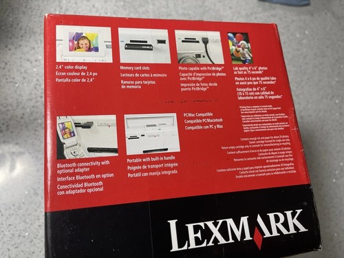 Lexmark Portable Photo Printer P350-Brand New-Unopened/Factory Sealed ...
