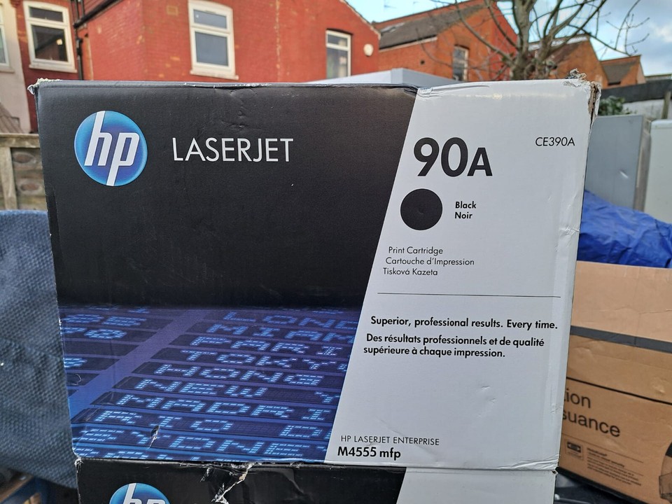 HP 90A CE390A Black LaserJet Toner Cartridge - NEW FACTORY SEALED | eBay