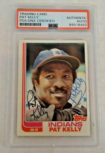 Autographed Signed PSA Slabbed 1982 Topps Baseball Card Pastor PAT ...