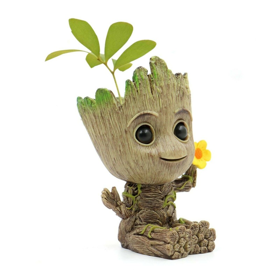 Mini Groot Figurine Miniature Model Home Accessories Decompression ...