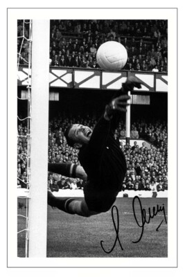 LEV YASHIN Signed Autograph PHOTO Fan Gift Signature Print USSR Soccer ...