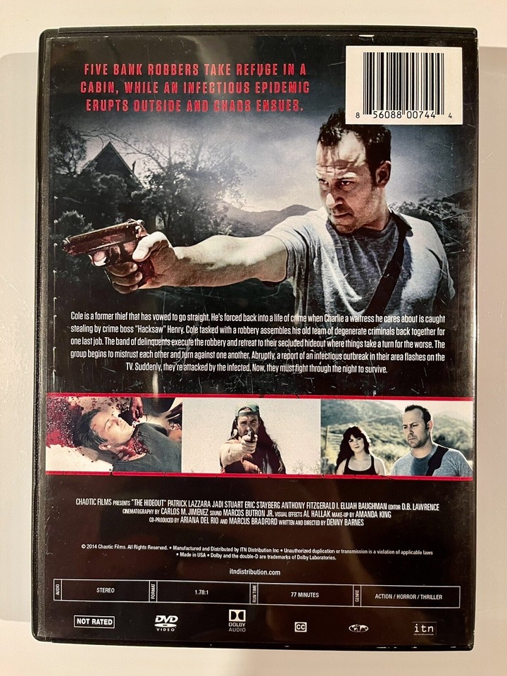 The Hideout (DVD, 2014) Patrick Lazzara Eric Stayberg Horror | eBay