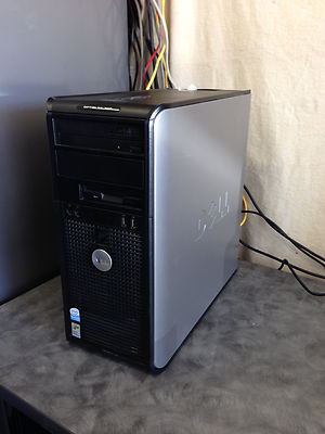 Dell Desktop computer PC * WIFI * 755 780 2.83GHz RS232 Serial windows ...