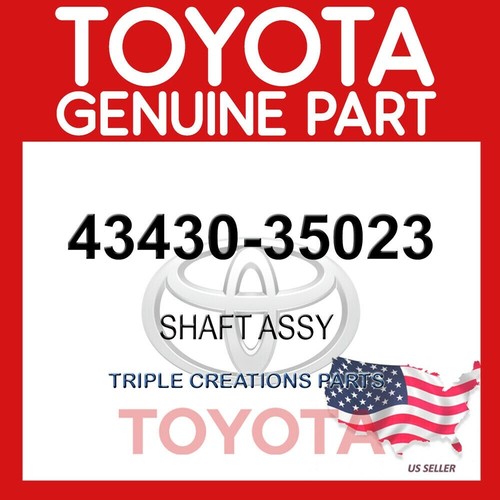 GENUINE OEM TOYOTA SHAFT ASSY, 43430-35023 | eBay