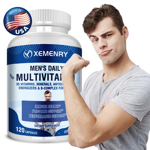 Men's Daily Multivitamin - Highest Potency,Boost Metabolism,Muscle ...