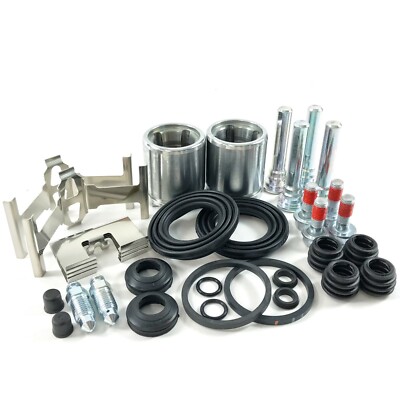 2 REAR CALIPER REPAIR KIT PISTON & SLIDER PIN FITS: HONDA S2000 AP1 AP2 ...