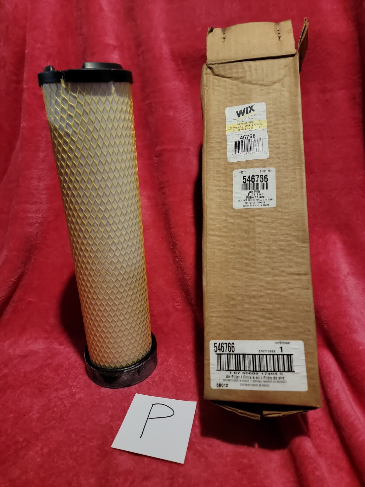 Wix 46766 Radial Seal Inner Air Filter for sale online | eBay