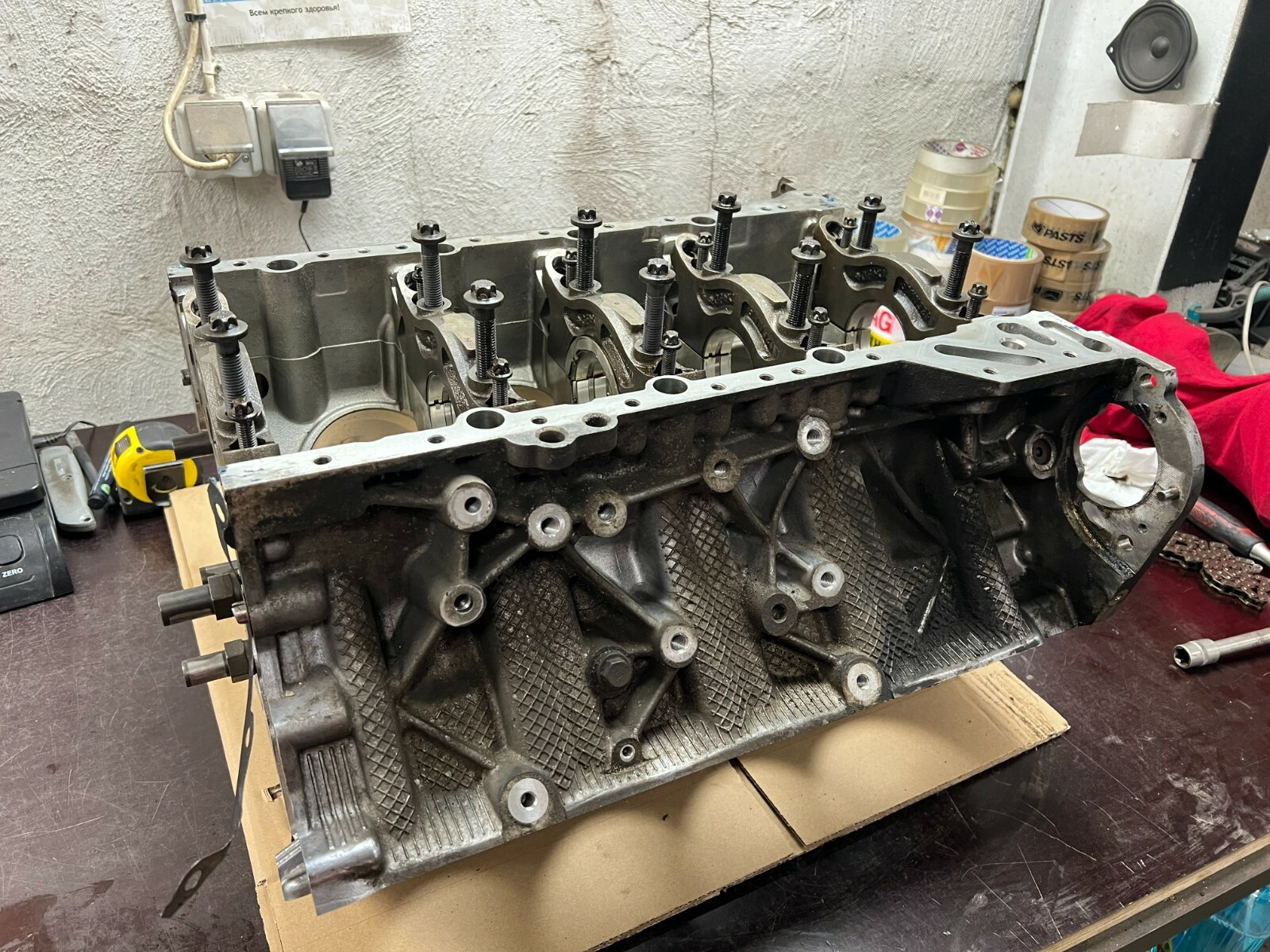 BMW OEM E70 E71 X5 X6 M S63 N63 4.4L V8 TWIN TURBO ENGINE BLOCK 2009 | eBay