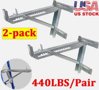Ladder Jacks 2-Pack Two-Rung Short Body Ladder Jack for Working at ...