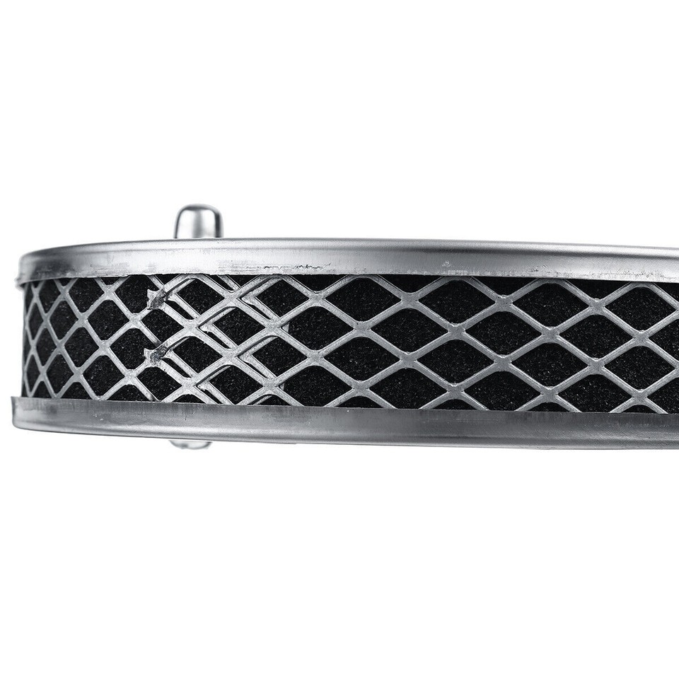 Pancake High Air Flow Air Filter Chrome Metal For SU HS4 1½ inch ...