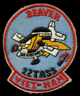 USAF 22nd TASS Beaver Vietnam Patch S-11 | eBay