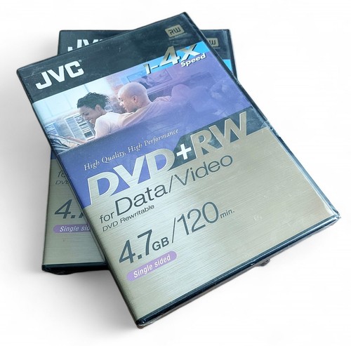 JVC DVD+RW 4.7 Go 4x 120 min Rewritable Lot de 2 disques Neuf sous ...