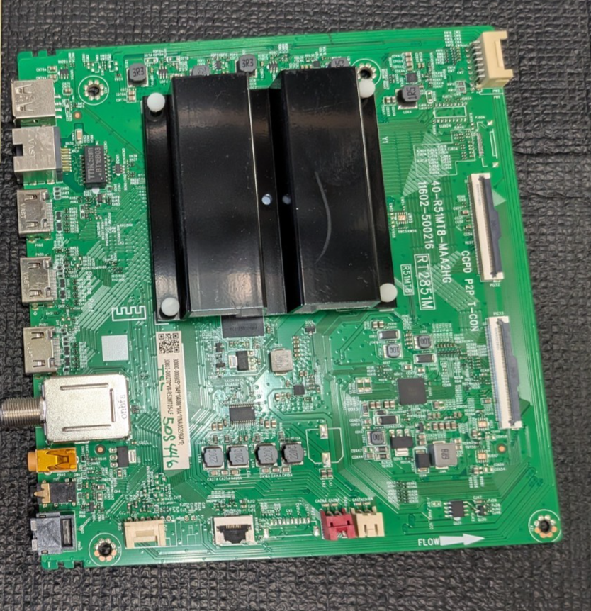 TCL 30801-000270*V8-R51MT05-LF Main Board 50S446 & POWER SUPPLY BOARD ...