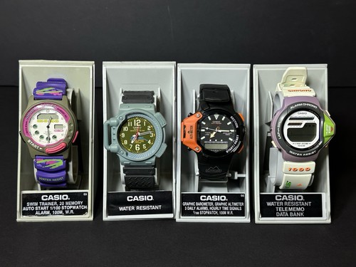 Rare Vintage Casio Watches Lot Of 4 NEW 1990’s | eBay