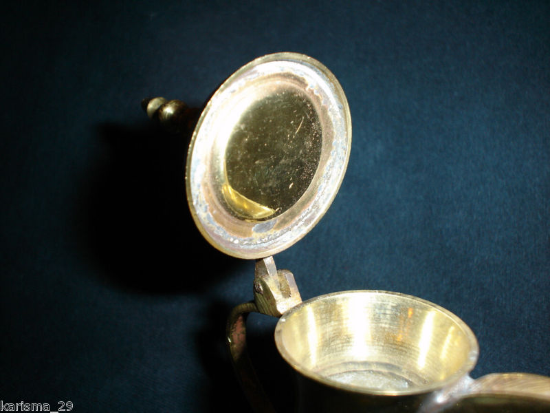 VINTAGE BRASS SAUDI MINI DALLAH COFFEE POT C1958 INDIA | eBay