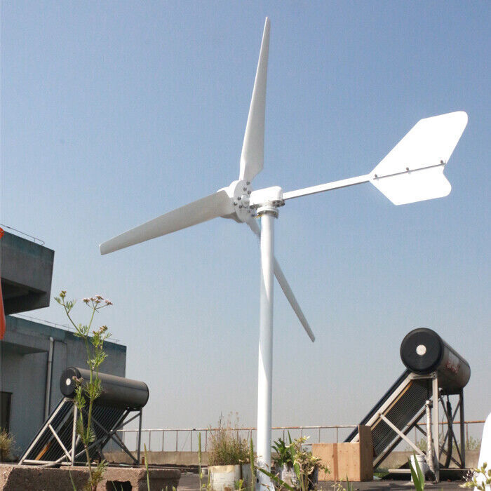 3000W Horizontal Wind Generator With 2KW On Grid Inverter For Home Wind ...
