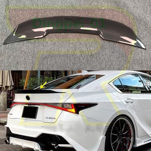For Lexus IS300 IS350 IS500 2021-2024 Real Carbon Fiber Rear Trunk ...