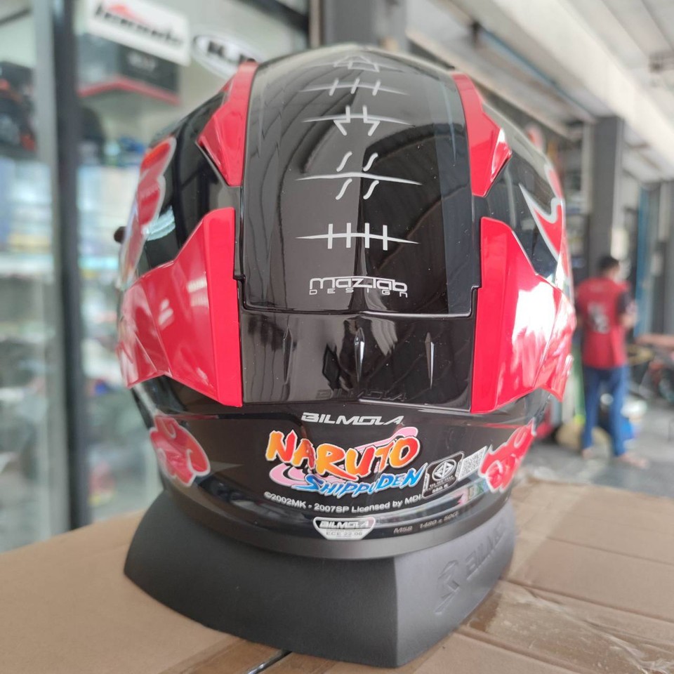 Motorcycle helmet Bilmola AD JET Limited NARUTO shippuden Collection ...