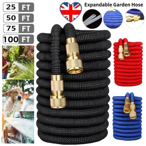 7.5M-30M Heavy Duty Expandable Flexible Garden Magic Water Hose Pipe UK ...