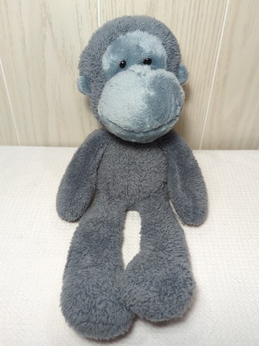 Gund Fuzzy gray floppy monkey plush shaggy fur take along | eBay