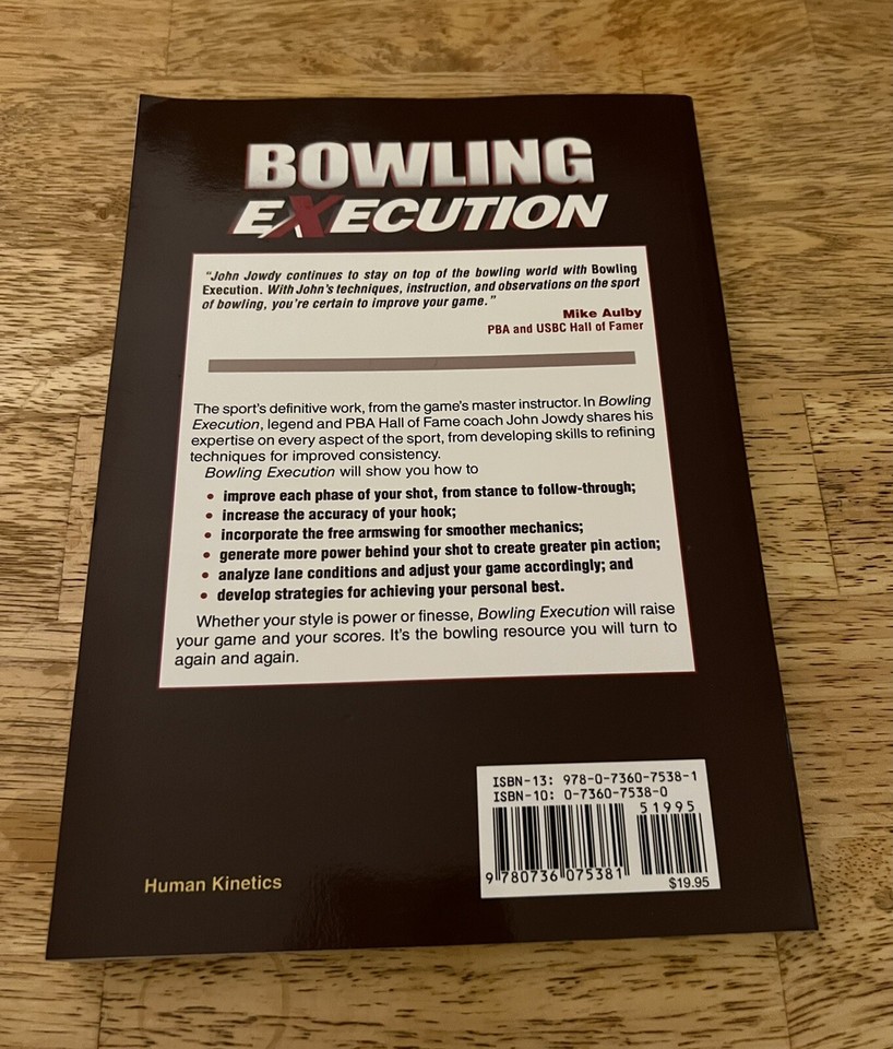Bowling Execution 2nd Edition Paperback By John Jowdy 9780736075381| eBay