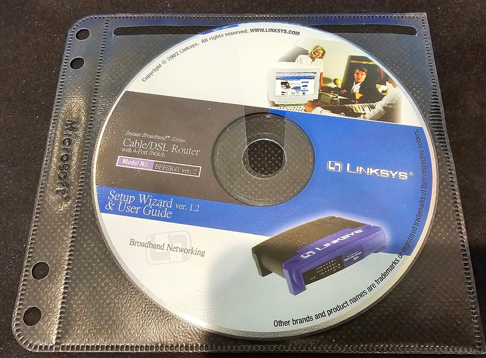 Setup Wizard & User Guide CD For LINKSYS BEFSR41 v2 Cable/DSL Router | eBay