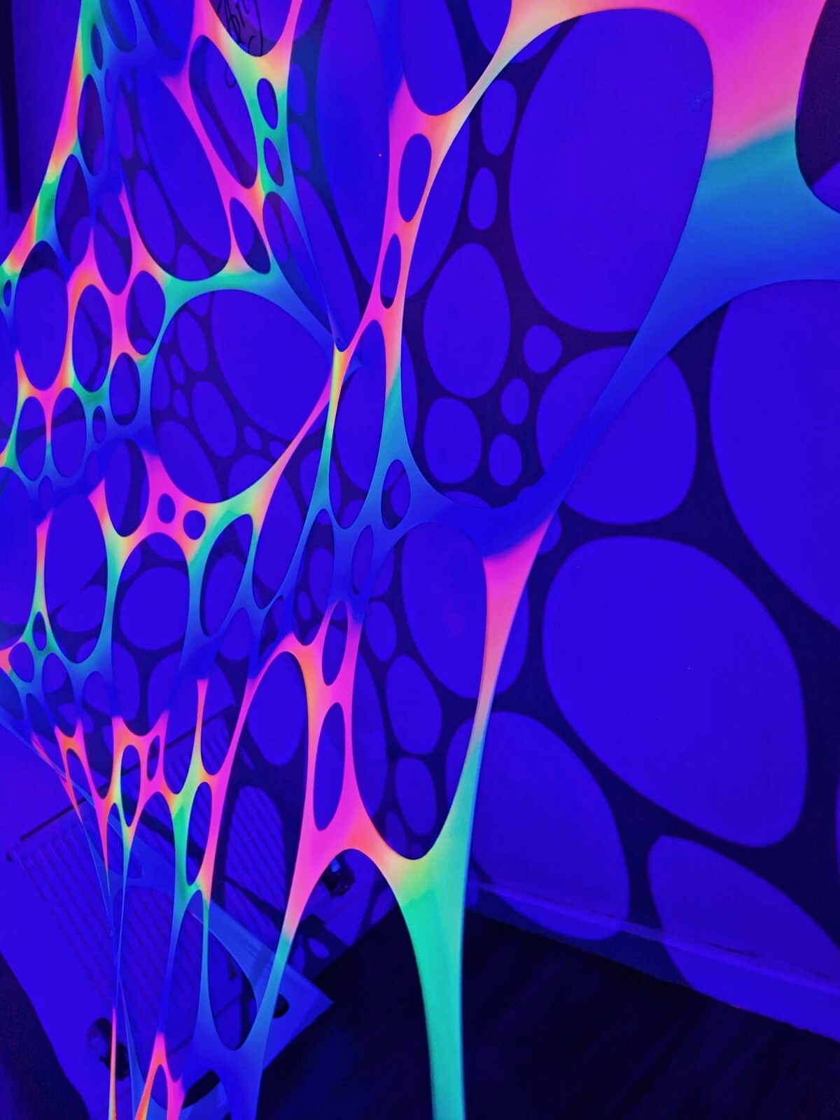 UV Event Decor , Black Light Party, Neon Glow , Stretch Decor, Dj ...