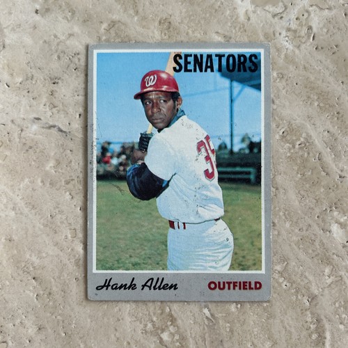 1970 Topps Baseball Hank Allen Washington Senators Card #14 | eBay