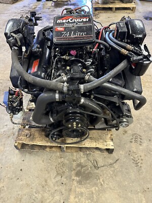 88’ MerCruiser 7.4 L 454 V8 Bravo Setup boat engine motor FRESH WATER ...