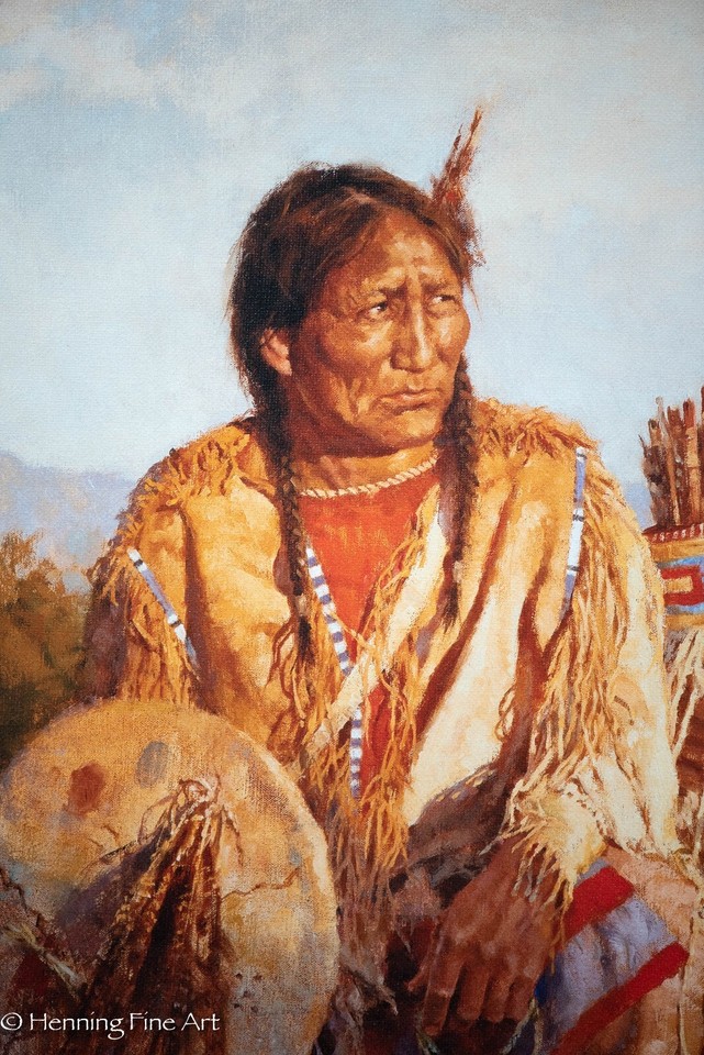 Beautiful Howard Terpning Giclee Canvas Medicine Shields of the ...